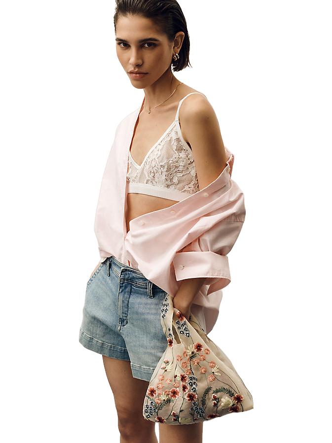 PILCRO Pilcro Hanna High-Rise Denim Shorts